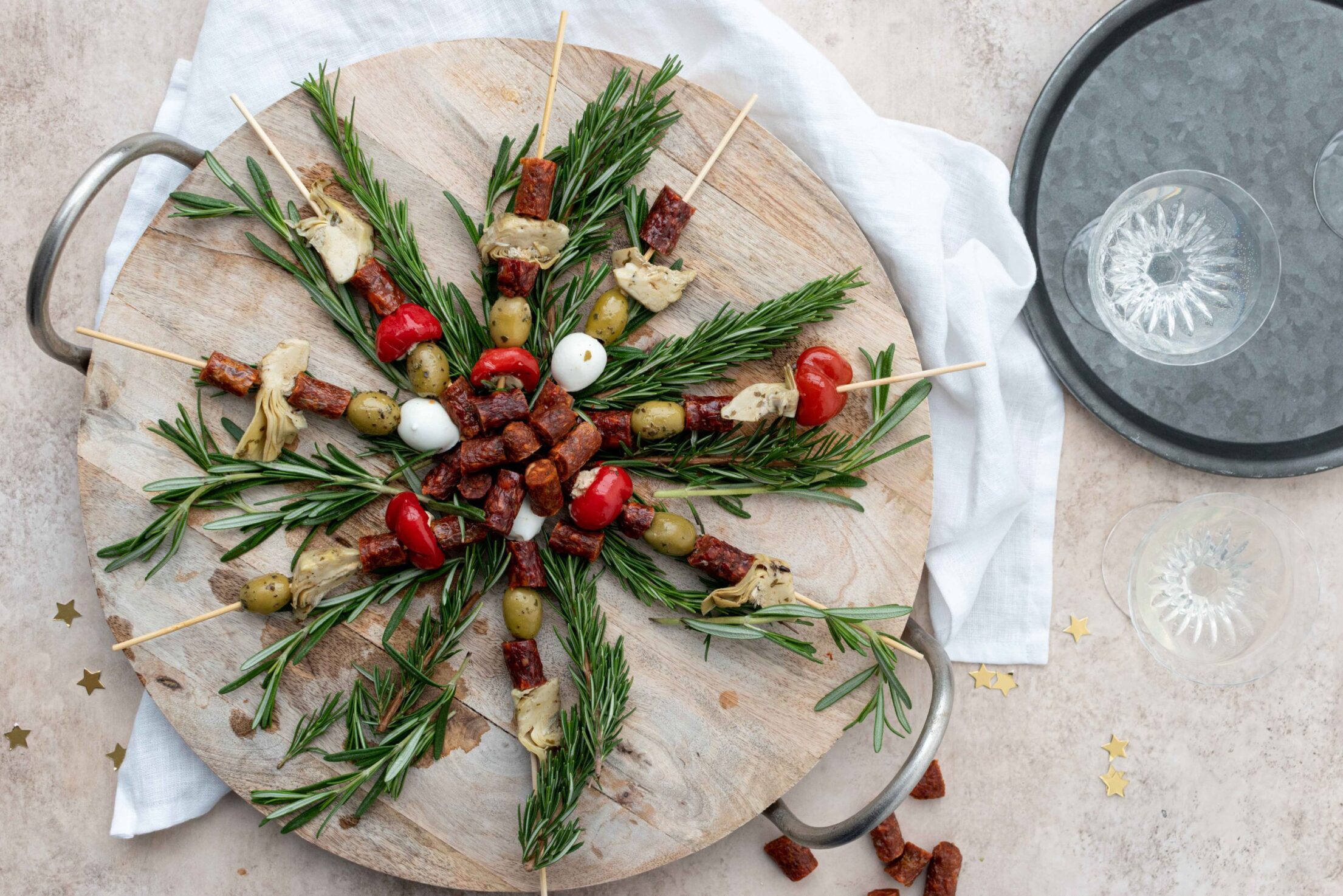 Vegetarische borrelplank (borrelplank voor kerst!) - My Food Blog