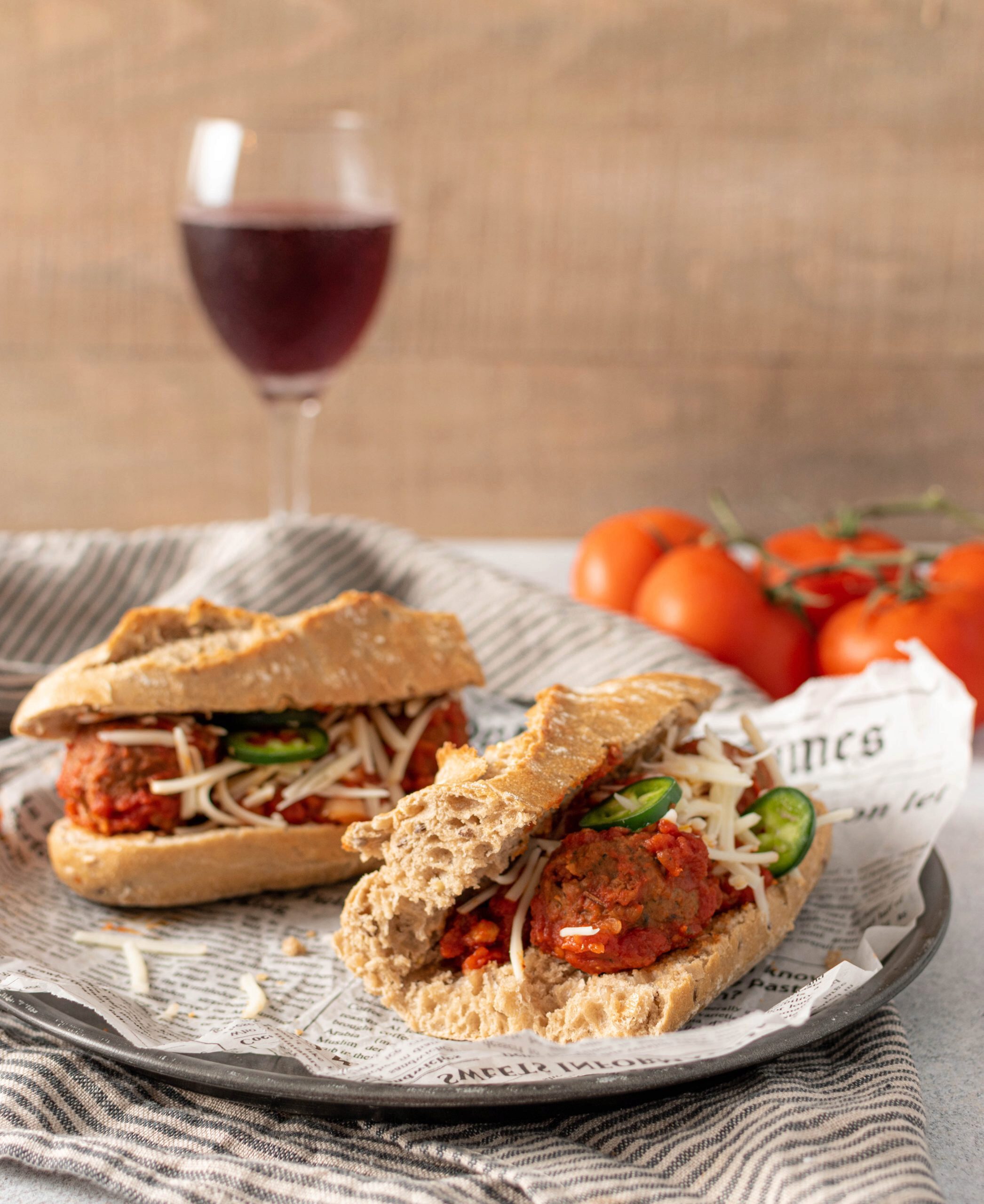 Meatball marinara sub - My Food Blog